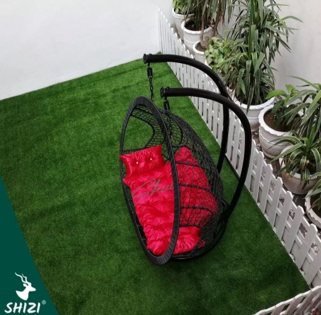 Double Seater Hanging Swing Chair – Modern Jhoola – Black Color – Shizi ...